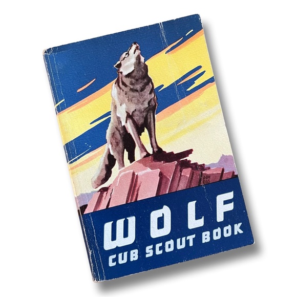 Vintage | Other | Vintage Wolf Cub Scout Book 96 Printing Boy Scouts ...